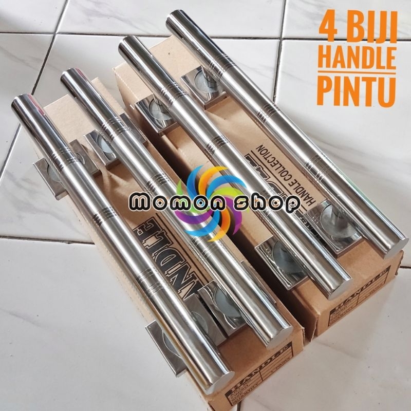 Jual hendel pintu 1 set isi 4/handle pintu 2 set lengkap/handle pintu ...