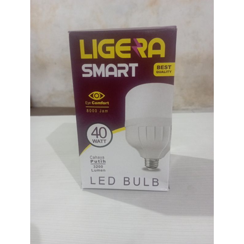 Jual LAMPU LED BOHLAM 40 WATT / BULB KAPSUL 40 WATT / LAMPU LED MURAH 40 WATT | Shopee Indonesia