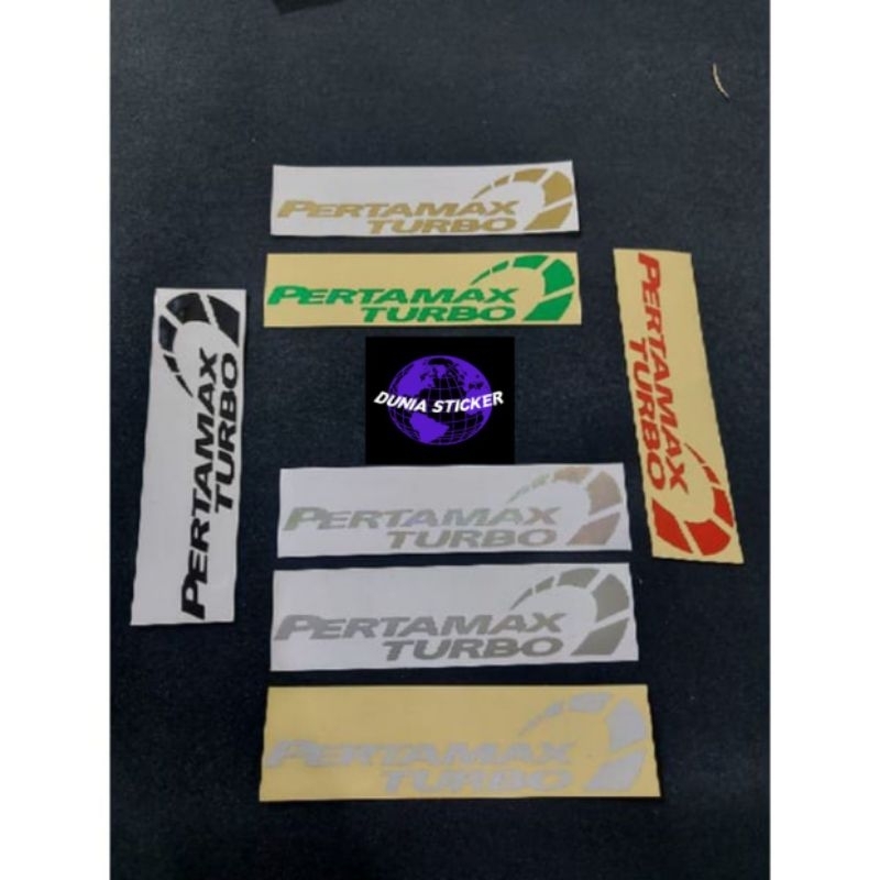 Jual Stiker Pertamax Turbo Sticker Cutting Stiker Viral Motor Murah ...
