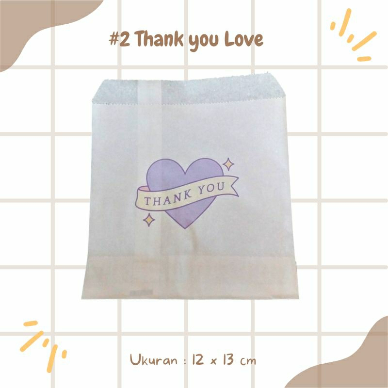 Jual (BISA CUSTOM) AMPLOP PACKAGING OLSHOP THANK YOU HAPPY BIRTHDAY ...