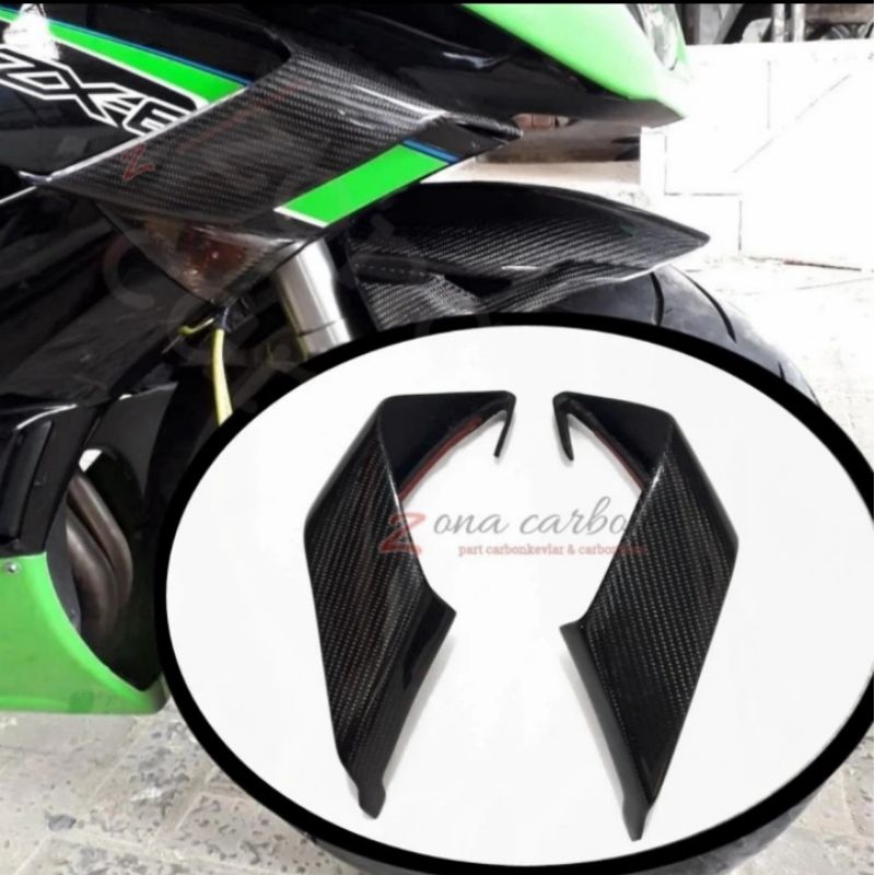 Jual winglet fairing zx6r karbon kevlar asli | Shopee Indonesia