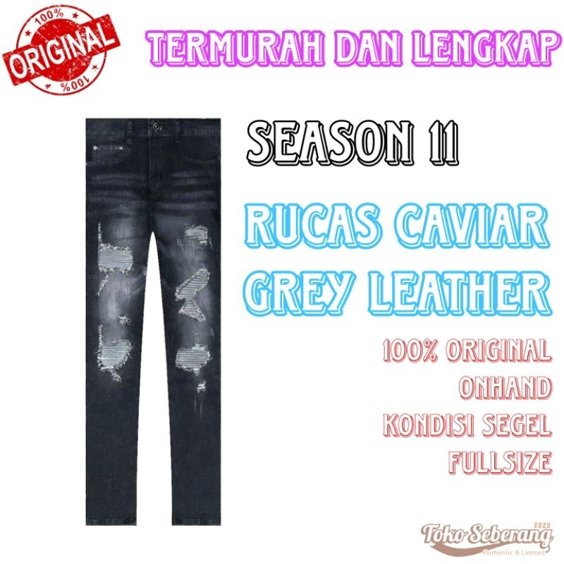 Jual RUCAS SEASON 11 | RUCAS CAVIAR GREY LEATHER | RUCAS S11 | RUCAS ...
