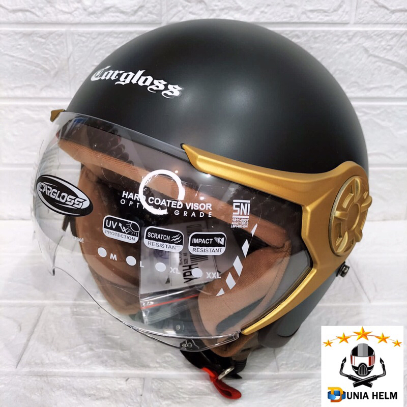 Jual Helm Cargloss Retro Yrh Hijab Original | Shopee Indonesia