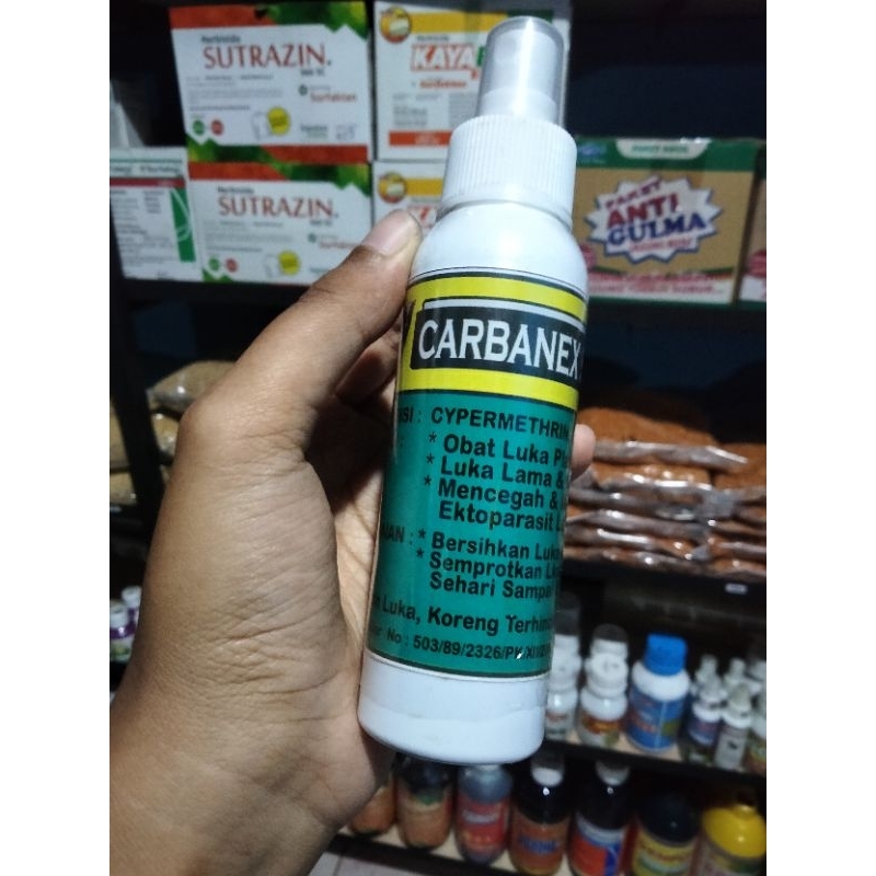 Jual CARBANEX SPRAY OBAT LUKA KORENG SAPI KAMBING | Shopee Indonesia