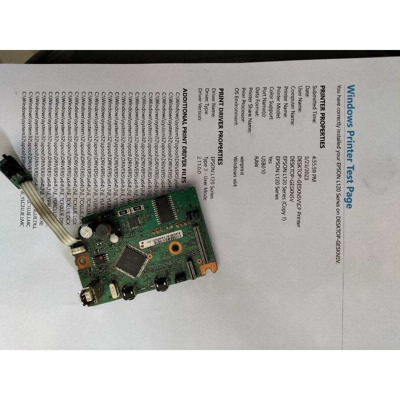 Jual Mainboard Epson L120 L121 Second Normal Bergaransi | Shopee Indonesia