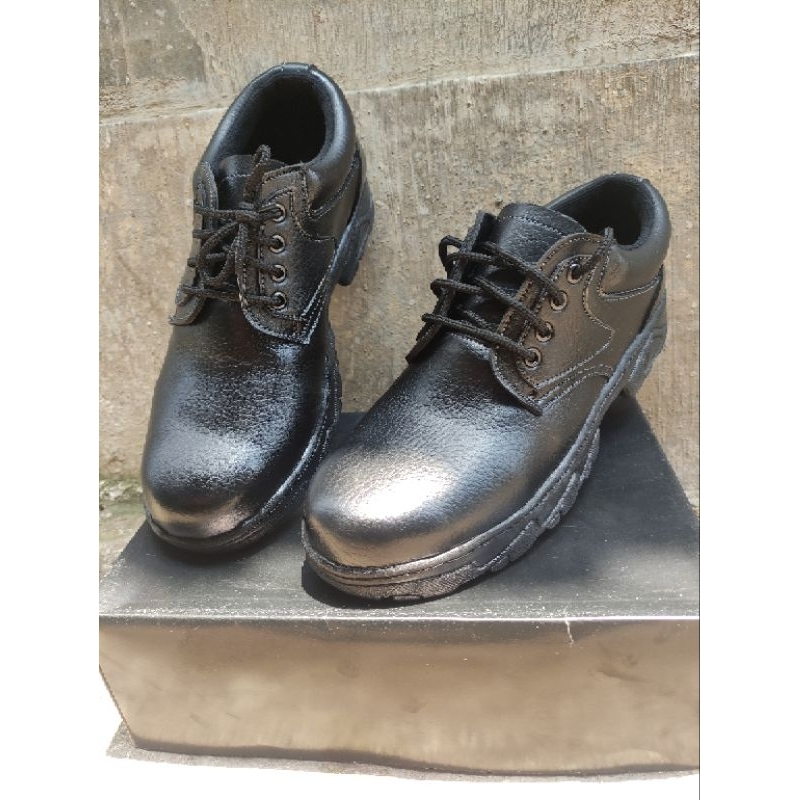 Jual Sepatu Safety Besi Proyek Pabrik Kitchen Formal Keselmatan Kerja ...