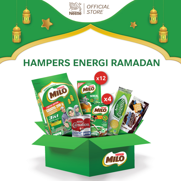 Jual Paket Hampers Energi Ramadhan MILO Free Biskuit | Shopee Indonesia