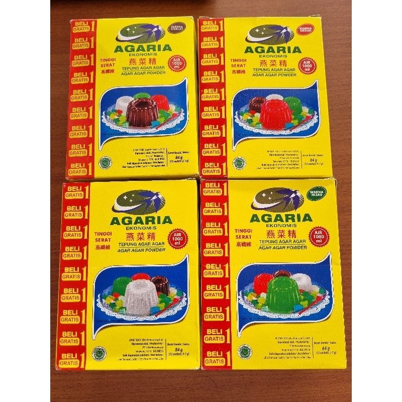 Jual AGAR AGAR "AGARIA" BELI 1 GRATIS 1 HABISIN STOK / AGAR AGAR MURAH ...
