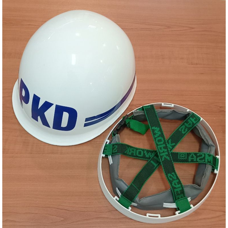 Jual Helm MSA Putih Safety Helmet Logo PKD | Shopee Indonesia