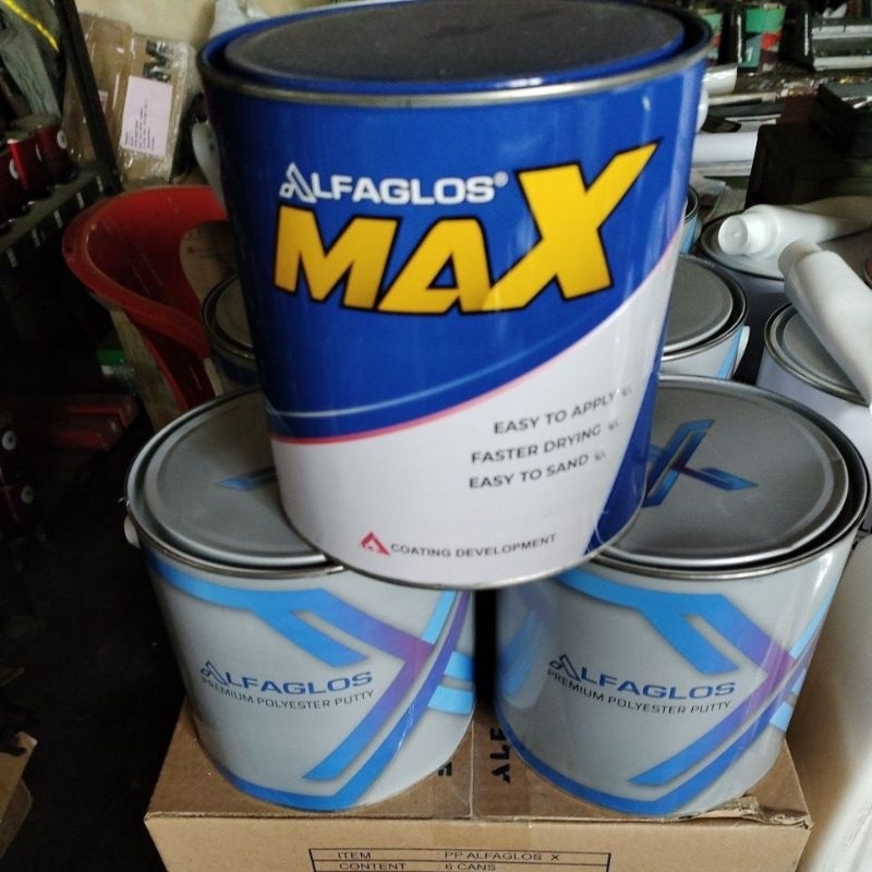 Jual Dempul Alfaglos Max 2.9kg | Shopee Indonesia