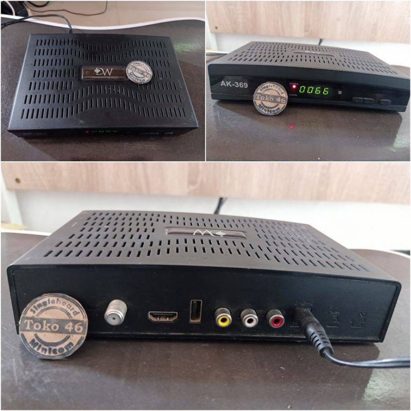 Jual STB Set Top Box Receiver Diamond World AK-369 AK369 Media Player ...