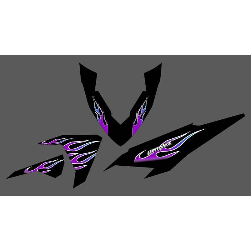 Jual STRIPING TRANSPARANT VARIO LED OLD 125-150 MOTIF API | Shopee Indonesia