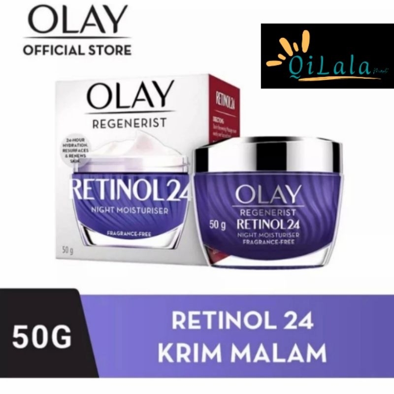 Jual Olay regenerist retinol 24 Night Cream 50ml / Krim Malam | Shopee ...