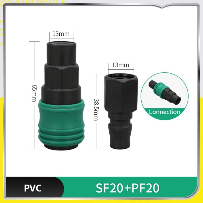 Jual Quick coupler PVC 1/4 SAMBUNGAN SELANG ANGIN Spray Gun Kompresor ...