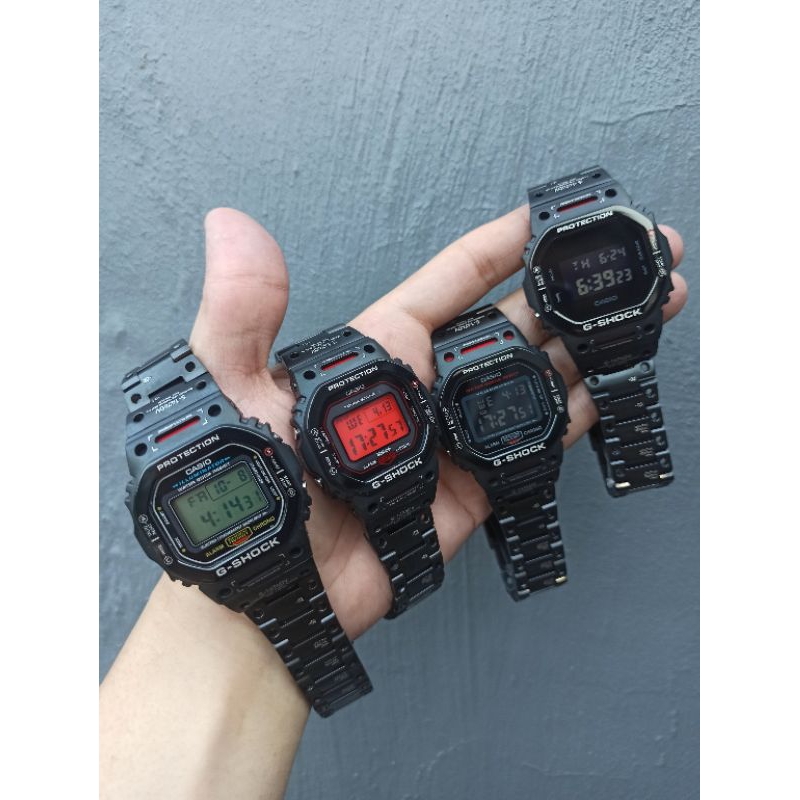 Jual Casio G-shock DW-5600 custom vitual armor DW5600 MOD GMW-B5000TVA ...