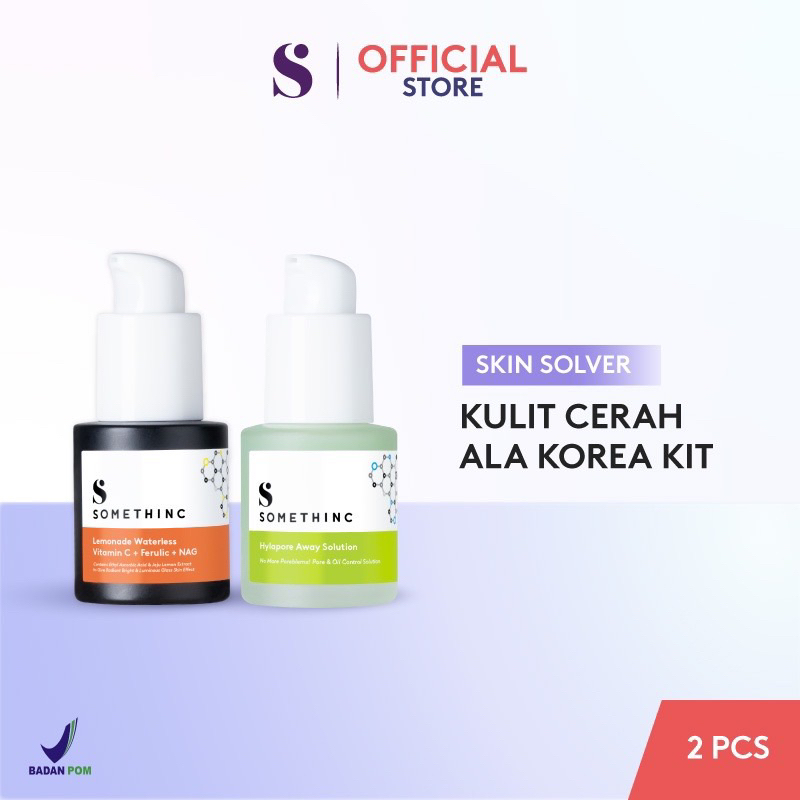 Jual SOMETHINC Skin Solver Korean Glass Skin Kit | Kulit Cerah Ala ...