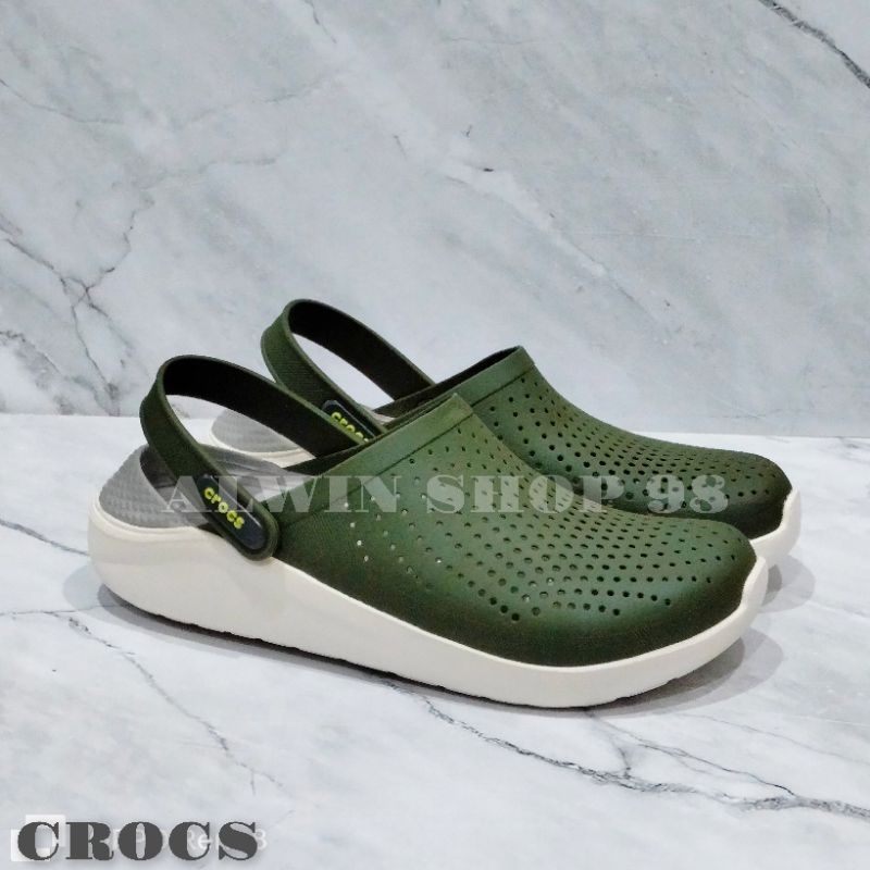 Jual CROCS LITERIDE CLOG/SANDAL CROCS/CROCS PRIA/UNISEX | Shopee Indonesia