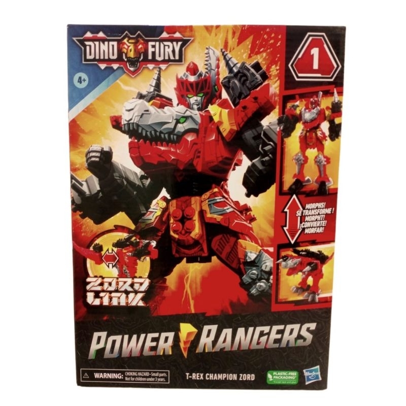 Jual Power Rangers Dino Fury T Rex Champion Zord Link System Shopee 6314
