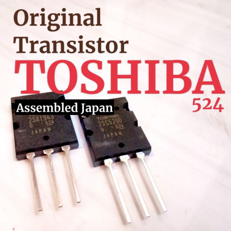 Jual Transistor TOSHIBA 2SC5200 2SA1943 Original assmbld Japan | Shopee Indonesia