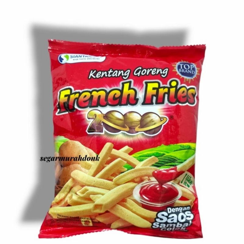 Jual FRENCH FRIES 2000 Snack rasa Kentang Goreng | Shopee Indonesia