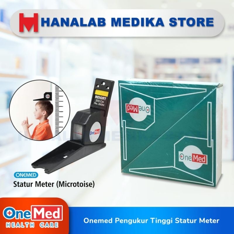 Jual ONEMED Statur Meter | Shopee Indonesia