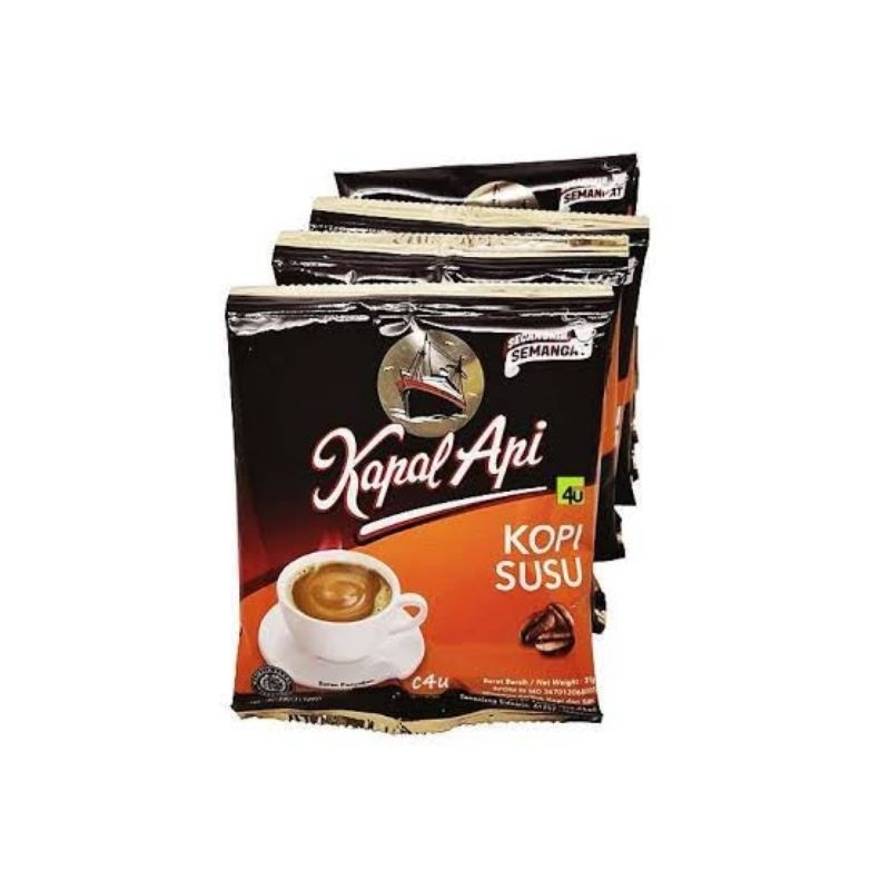 Jual Kapal Api kopi susu renceng rentengan 10 × 31gram | Shopee Indonesia