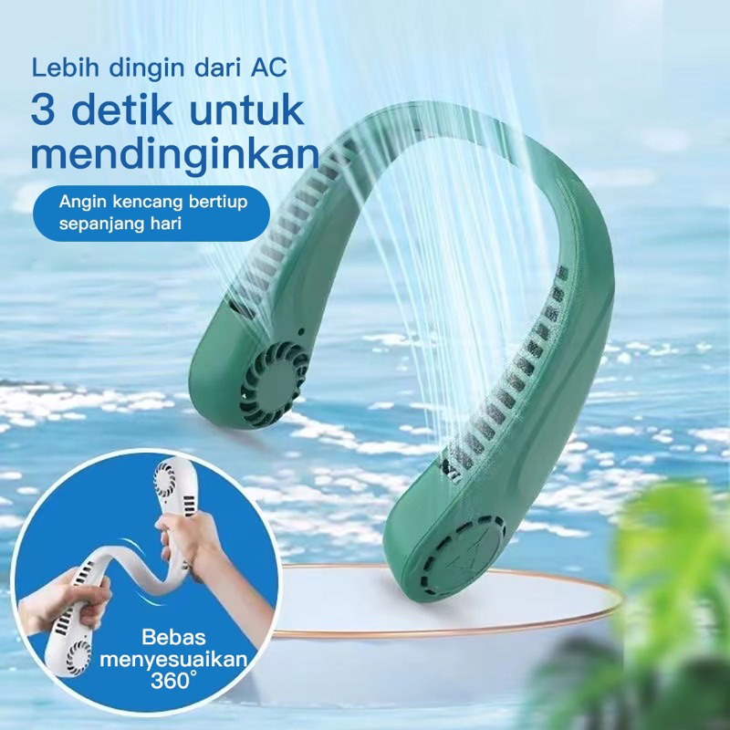 Jual kipas leher/ kipas angin bisa dilipat praktis/SNI | Shopee Indonesia