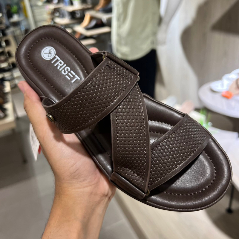 Jual Triset sandal wedges dengan alas super ringan 36-40 | Shopee Indonesia