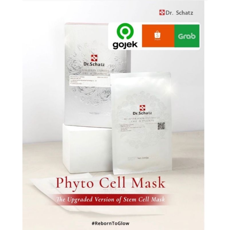 Jual Dr.Schatz Phyto Cell Mask - New face StemCell Mask - per box isi 5 sheets | Shopee Indonesia