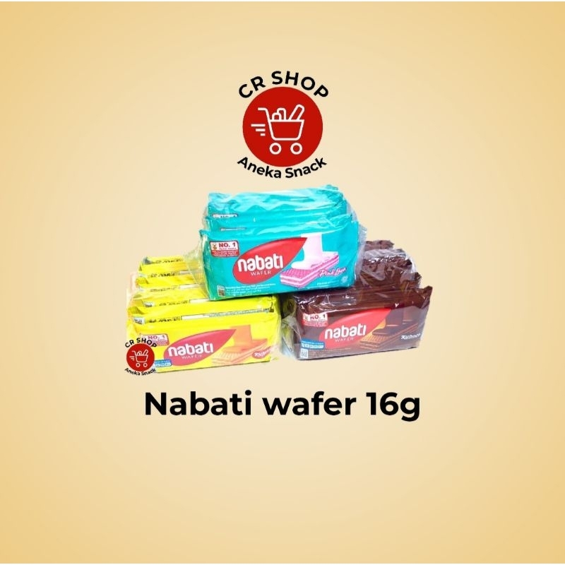 Jual PROMO!!! Nabati Wafer @16g (1ball=10pcs) | Shopee Indonesia