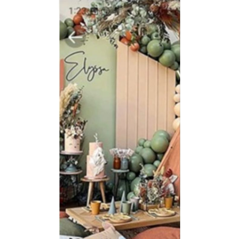 Jual paket Backdrop polos dan motif sesuai gambar, free nama,warna ...