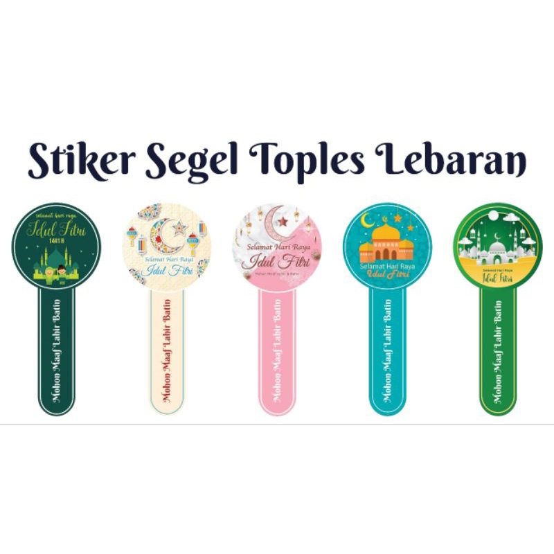 Jual stiker segel toples lebaran / idul fitri | Shopee Indonesia