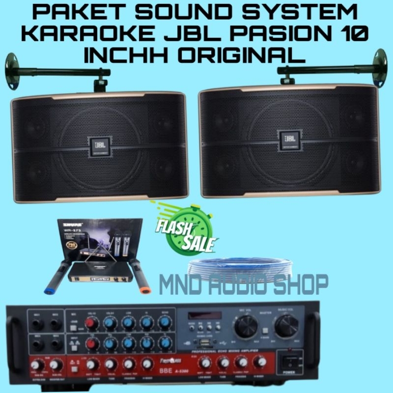 Jual PAKET SOUND SYSTEM KARAOKE JBL PASION 10 ORIGINAL TERMURAH BEST ...