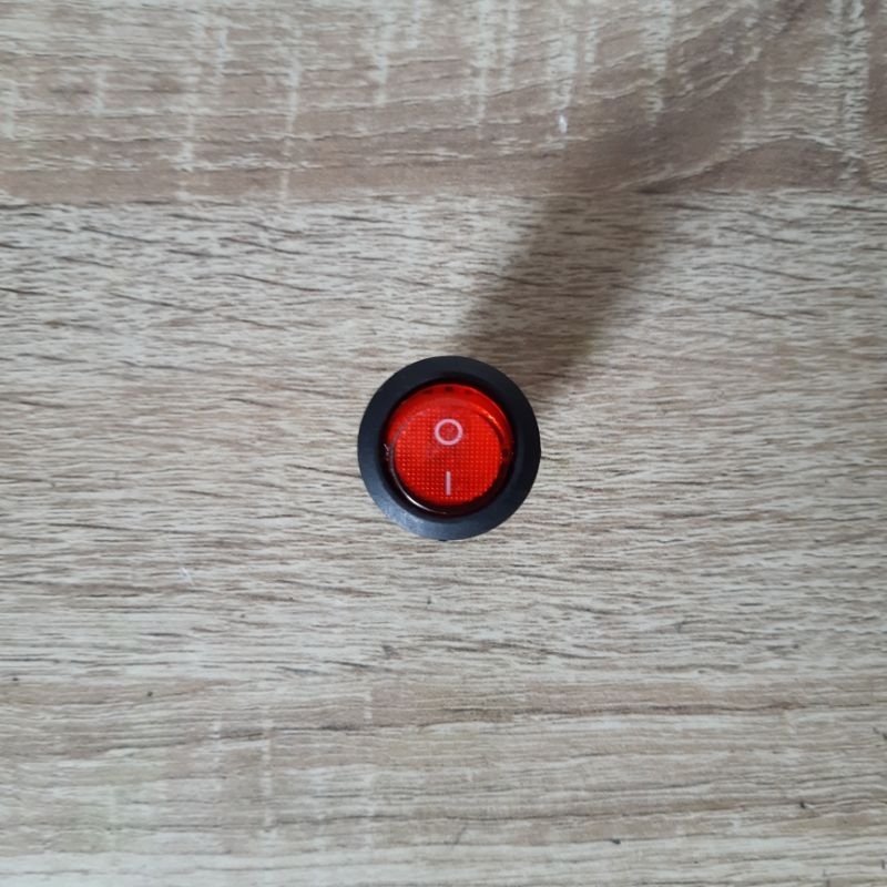 Jual Switch Bulat 3pin/ Saklar Lampu Bulat 3Pin/ON OFF Bulat 3Kaki ...