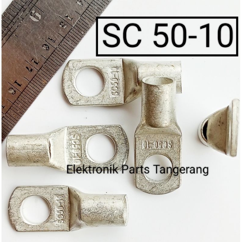 Jual (1 Buah) SKUN KABEL TEMBAGA 50MM SC 50-10 SKUN KABEL 50MM SKUN ...