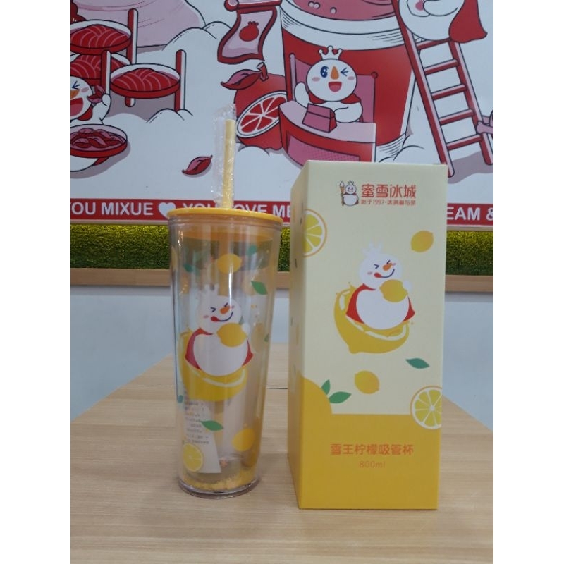 Jual TUMBLER/BOTTLE MIXUE KUNING LEMON 100% ORIGINAL (SNOW KING LEMON ...
