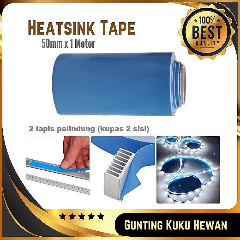 Jual Double Tape Lem Perekat Heatsink Pendingin Panas Thermal ...