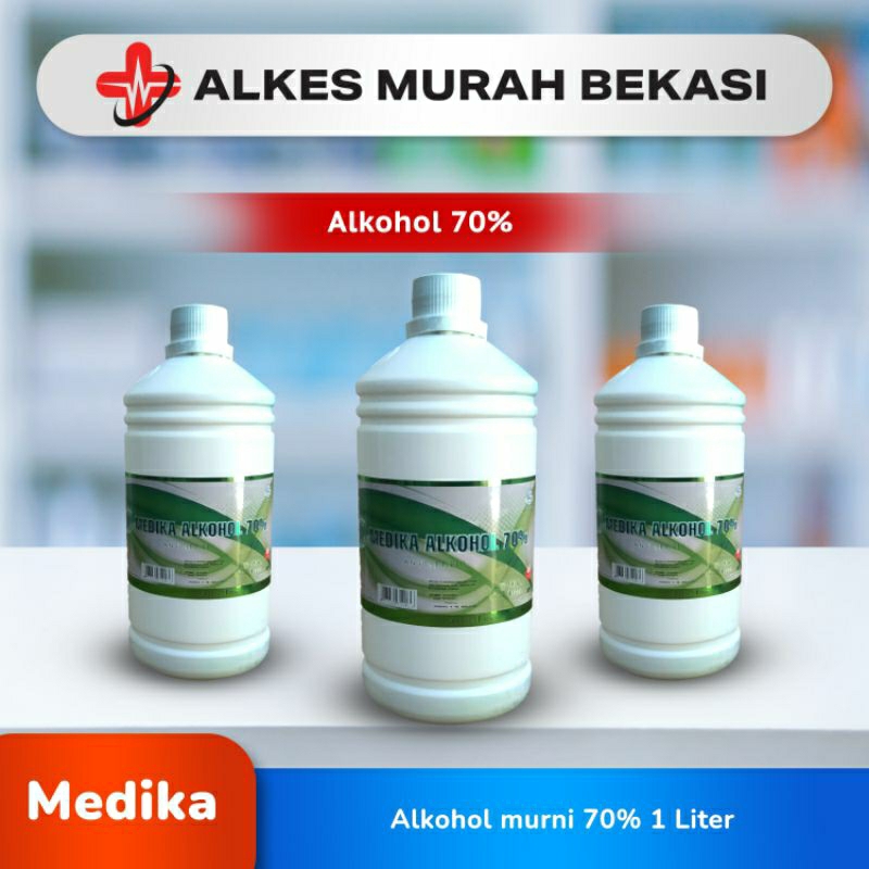 Jual MEDIKA Cairan Antiseptic / Alkohol 70% / Alkohol 95% / Antiseptic ...