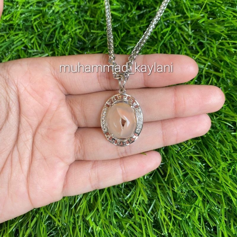 Jual kalung liontin batu akik combong (N) | Shopee Indonesia