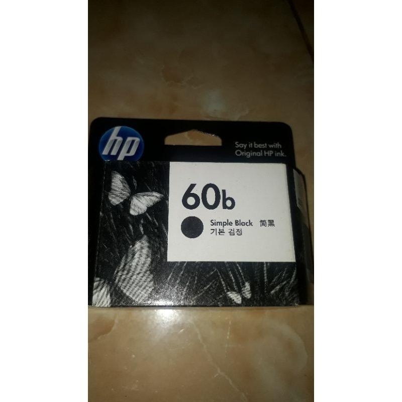 Jual Catridge hp 60b hitam original | Shopee Indonesia