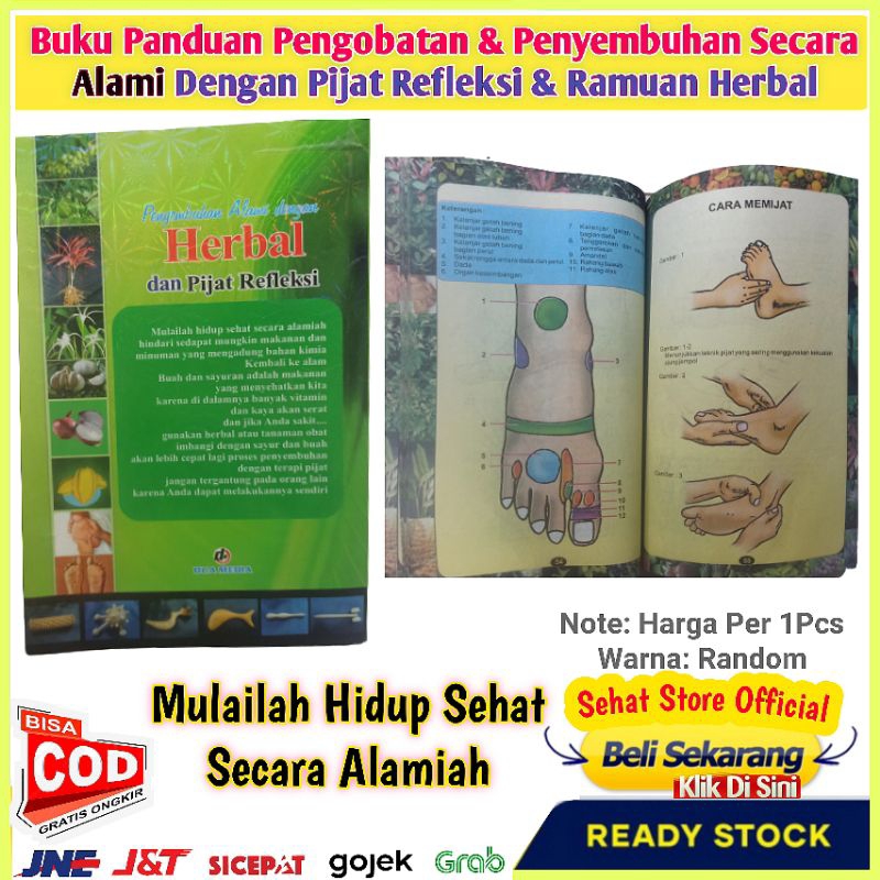 Jual Buku Petunjuk Titik Refleksi Alat Bantu Terapi Pijat Manual ...