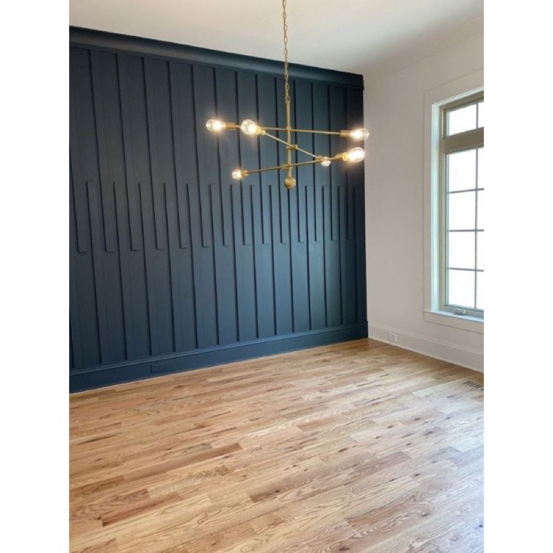 Jual Batten Wall panel Reng hmr hijau hiasan dinding | Shopee Indonesia