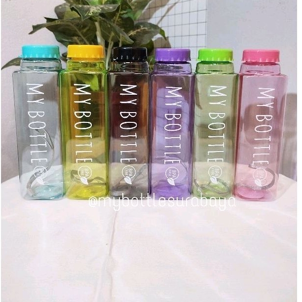 Jual my bottle kotak,my bottle persegi,botol minum 500ml,botol minum ...
