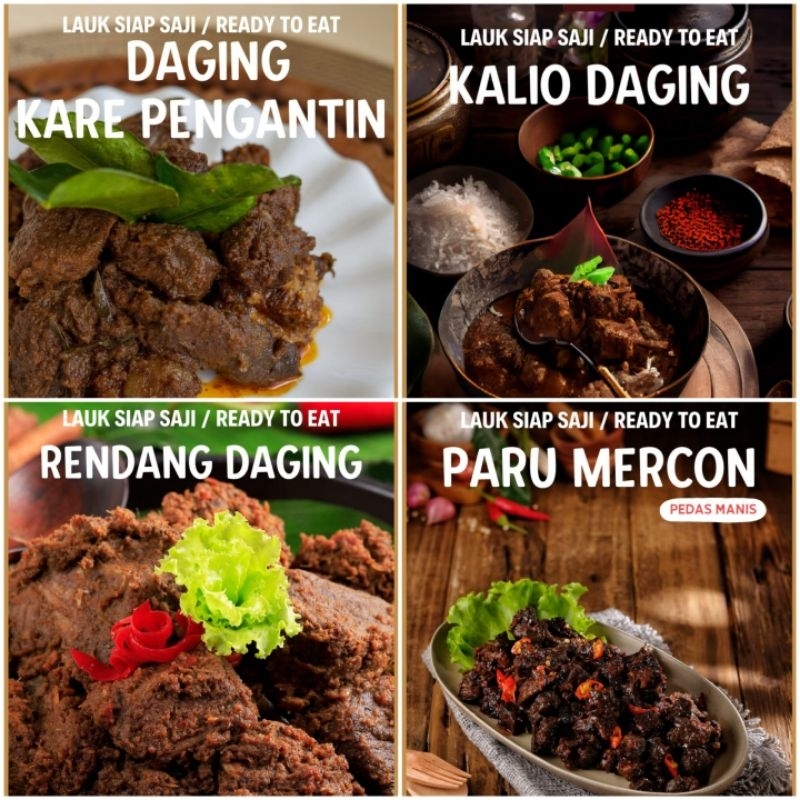 Jual Aneka Masakan dari daging siap Santap by dapur DIRAYA | Shopee ...