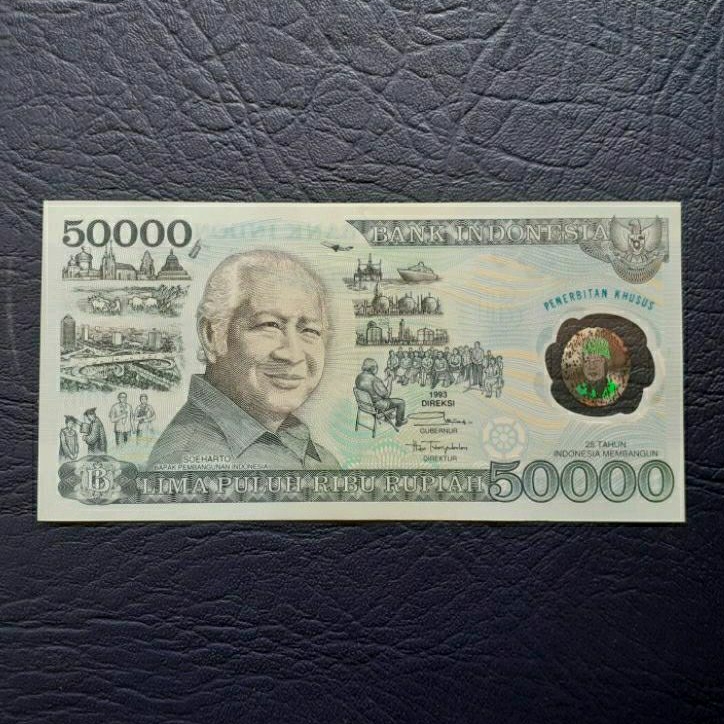 Jual Uang polymer kertas Rp.50.000 rupiah penerbitan khusus seri ...