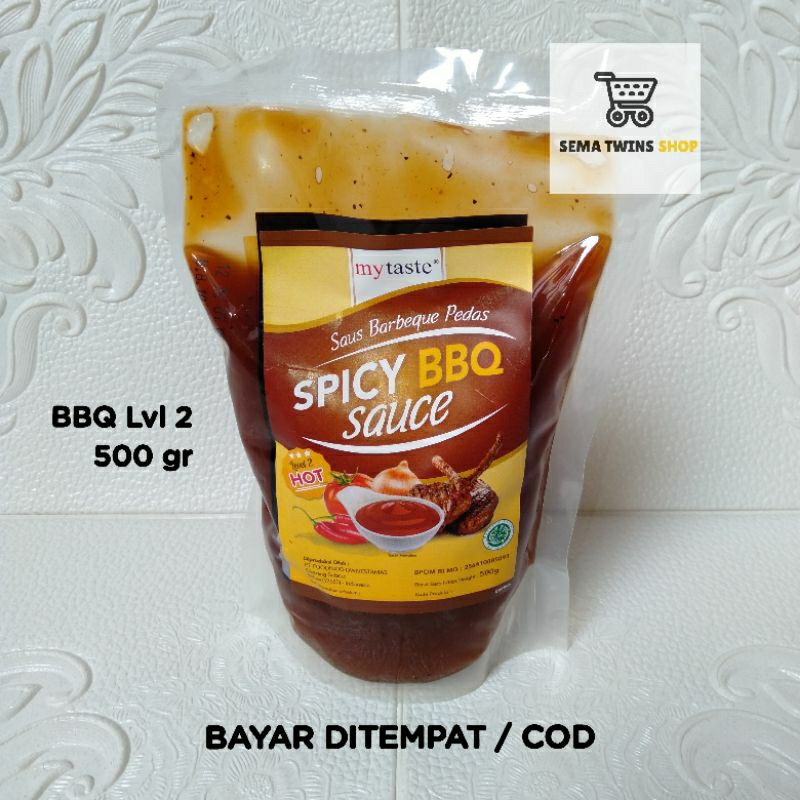 Jual MY TASTE BBQ BARBEQUE SPICY PEDAS LEVEL 2 LEVEL 3 Barbekue 500gr ...