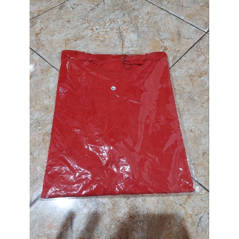 Jual Kaos Polos, Cotton Combed 30s (Merah) | Shopee Indonesia