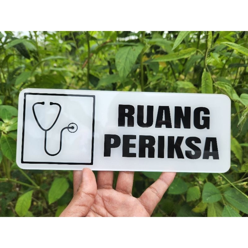Jual Sign board/ruang periksa/Musholla/Kasir/Ruang tunggu/Pendaftaran ...