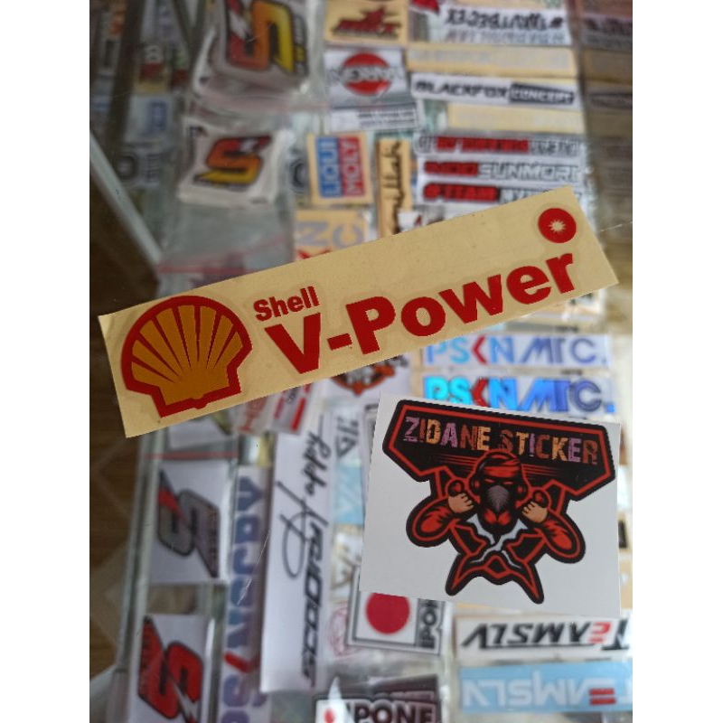 Jual Sticker SHELL V POWER Stiker Cutting | Shopee Indonesia