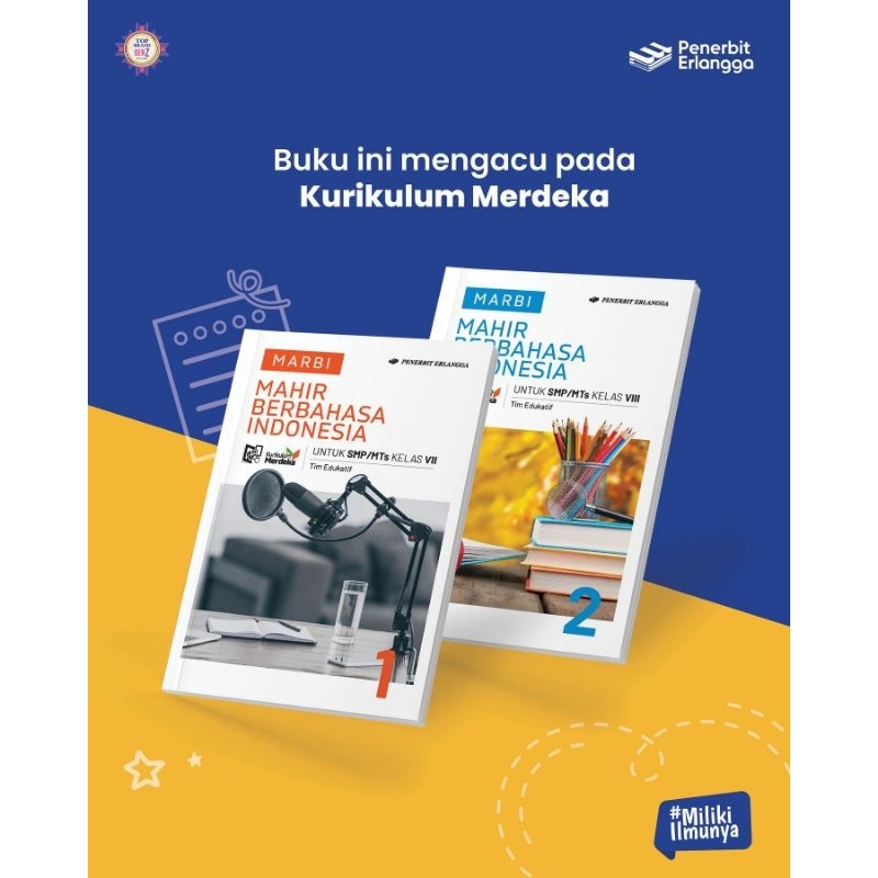 Jual MARBI (MAHIR BERBAHASA INDONESIA) SMP ERLANGGA/ BAHASA INDONESIA ...